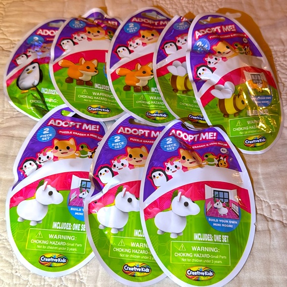 Toys | Adopt Me Puzzle Eraser Mini Room 2 Pc Sets | Poshmark